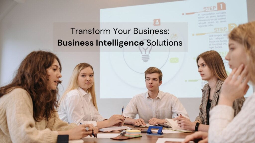 Transform Your Business: Business Intelligence Solutions | by Savvy ...