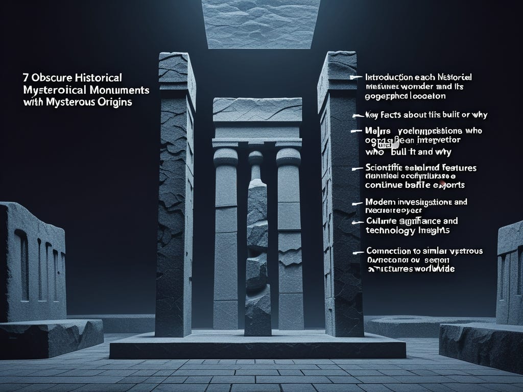 Ancient Mysteries: 7 Unexplained Monuments That Challenge Modern ...