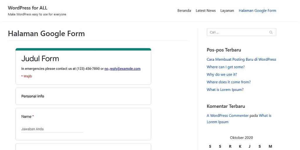 How To Display Google Form On Website | by Zubayer Rahman Sayem ...
