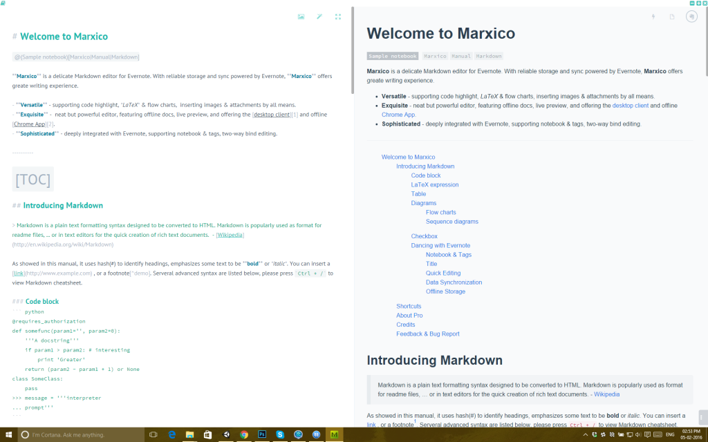 Marxico — Markdown Editor that integrates with Evernote | by Shantesh ...