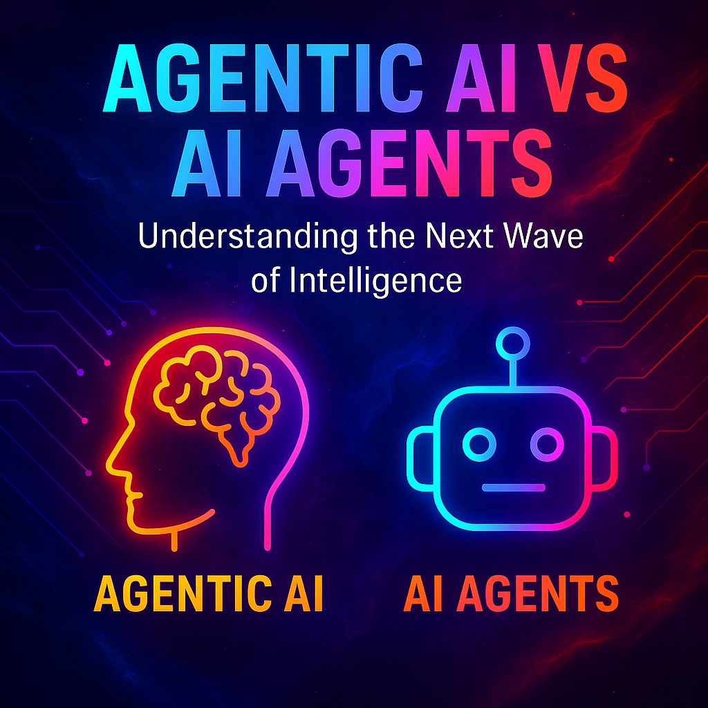Agentic AI vs AI Agents: Understanding the Next Wave of Intelligence | by Jayasurya SM | Jul ...