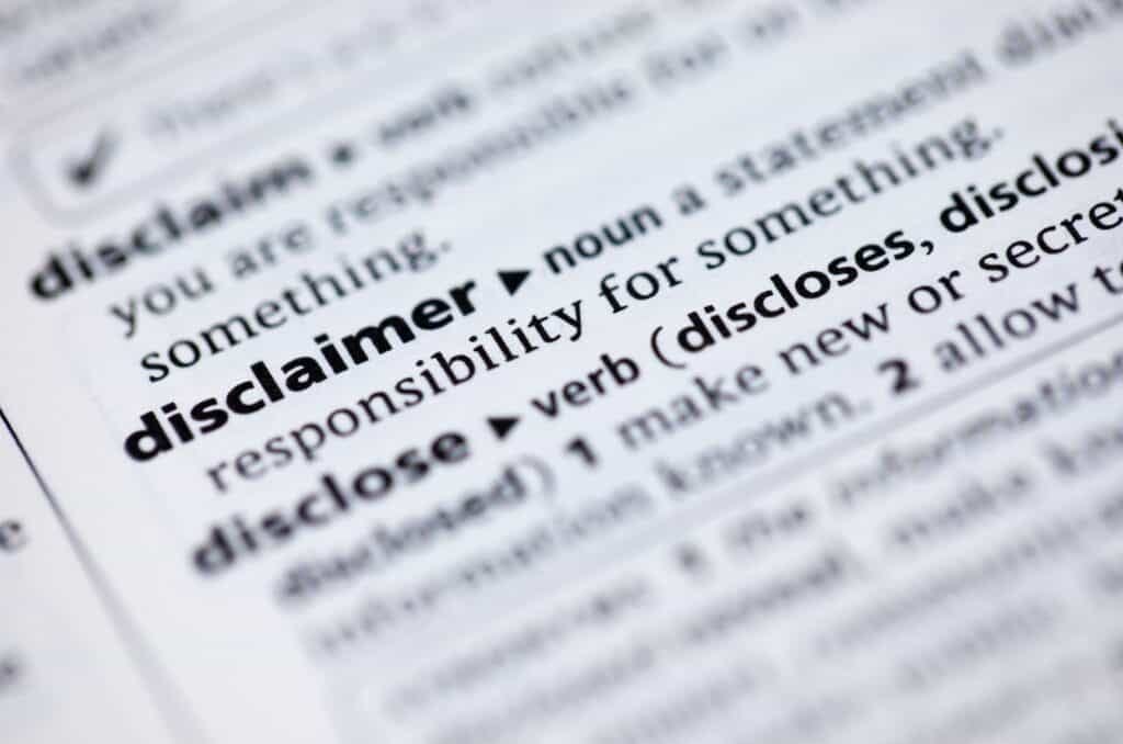 How to Write Disclaimers for Your Website: The Legal Considerations ...