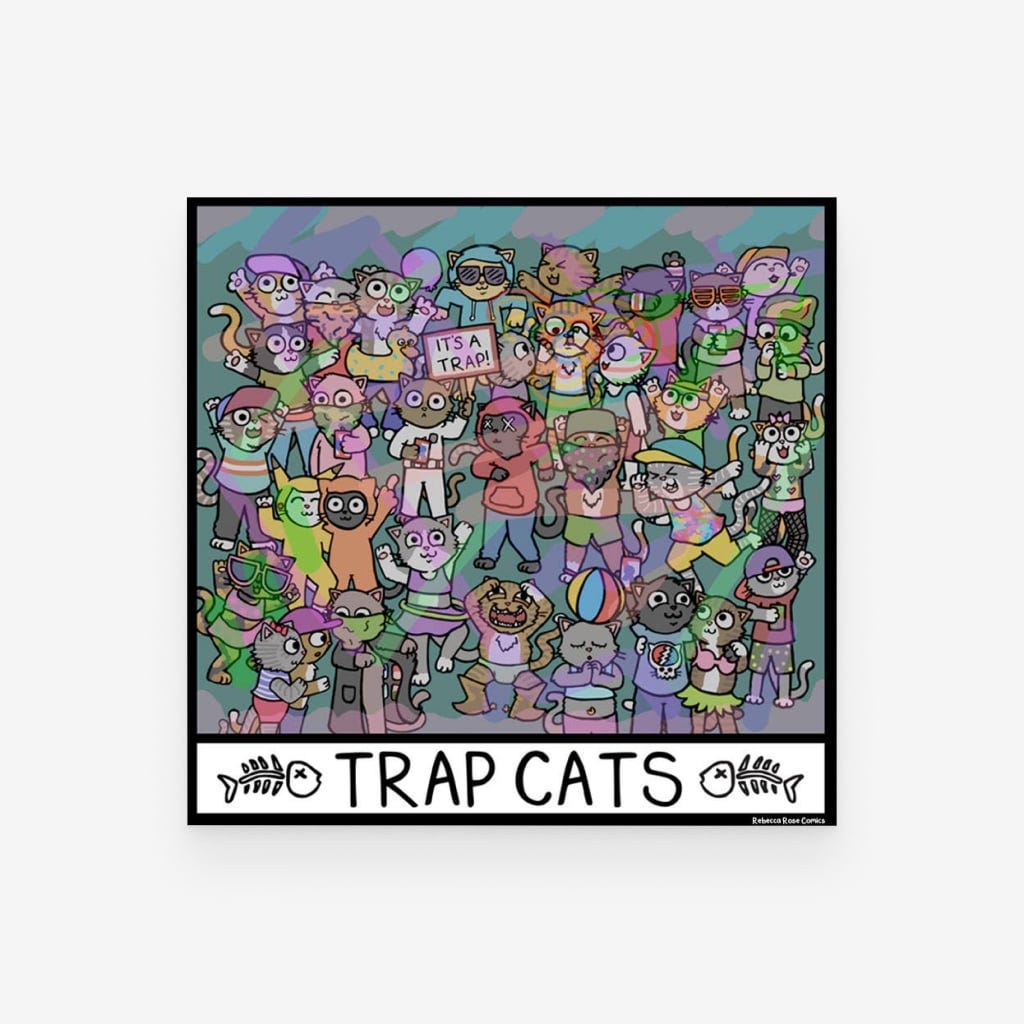 Trap Cats Dance Party Magnet | by John Herman | Medium
