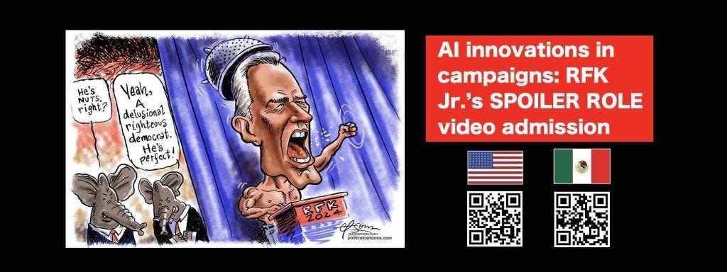 AI innovations in campaigns: RFK Jr.‘s Spoiler Role video admission ...