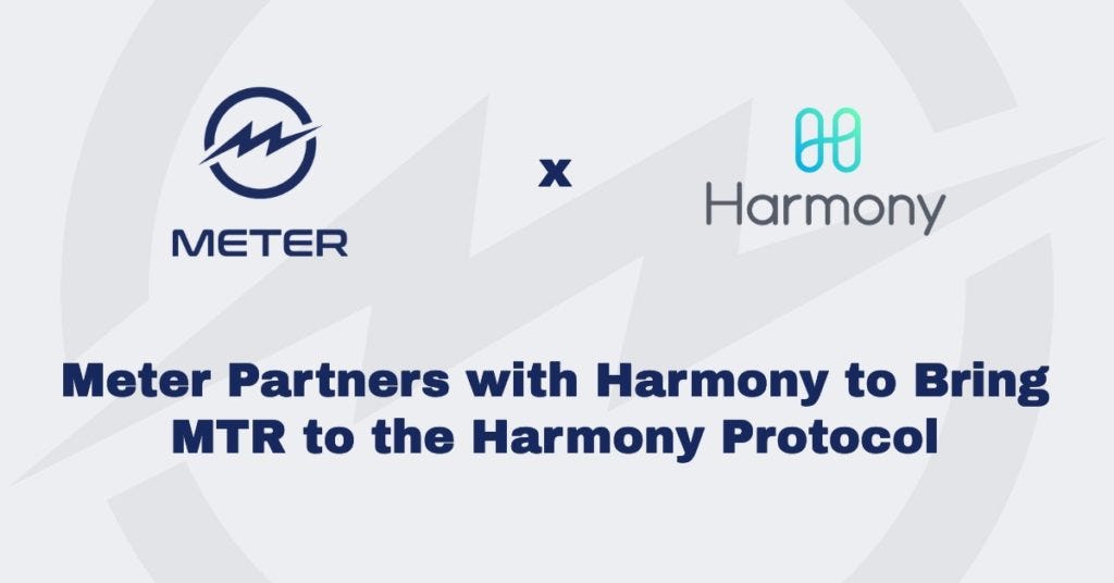 Meter Partners with Harmony to Bring MTR to the Harmony Protocol | by ...