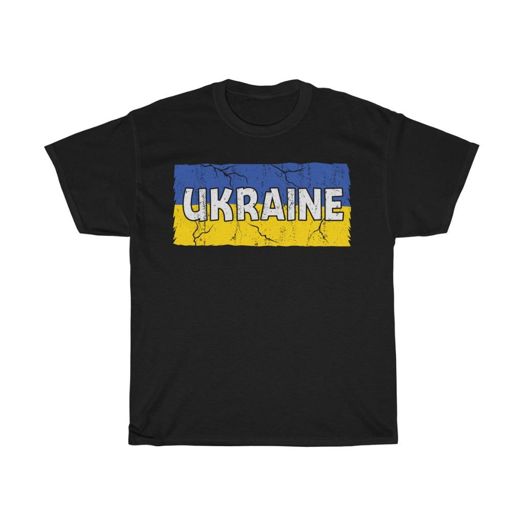 Ukraine Support Tshirt Design 15 | by TeeBudget | Medium