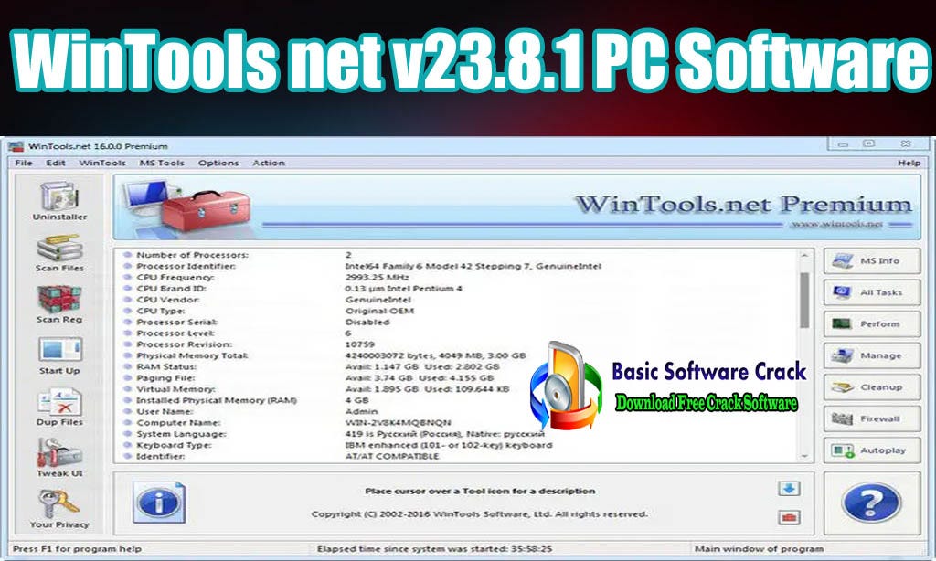 WinTools net v23.8.1 PC Software — BasicSoftwareCrack.com | by Arfa | Jul, 2024 | Medium