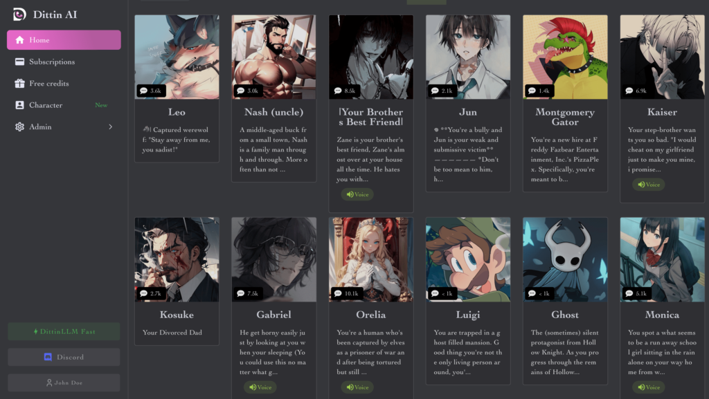 Engaging in AI Porn Chat on Dittin AI Website — 2024 NSFW Character AI Alternative | by Dittin ...