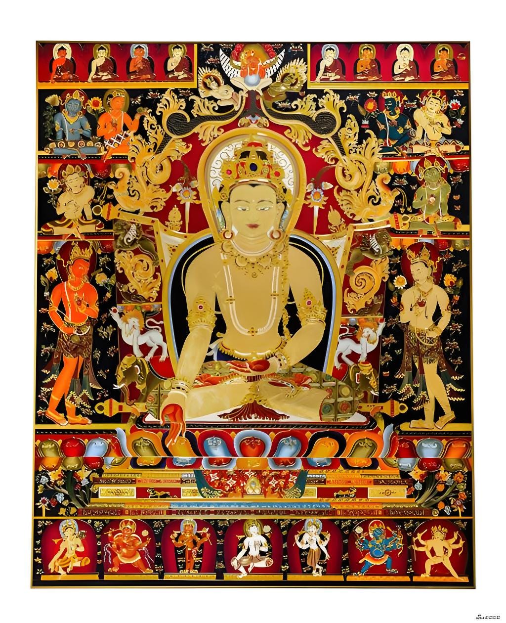 Ratnasambhava: The Jewel-Born Buddha of Abundance | by Buddhist ...