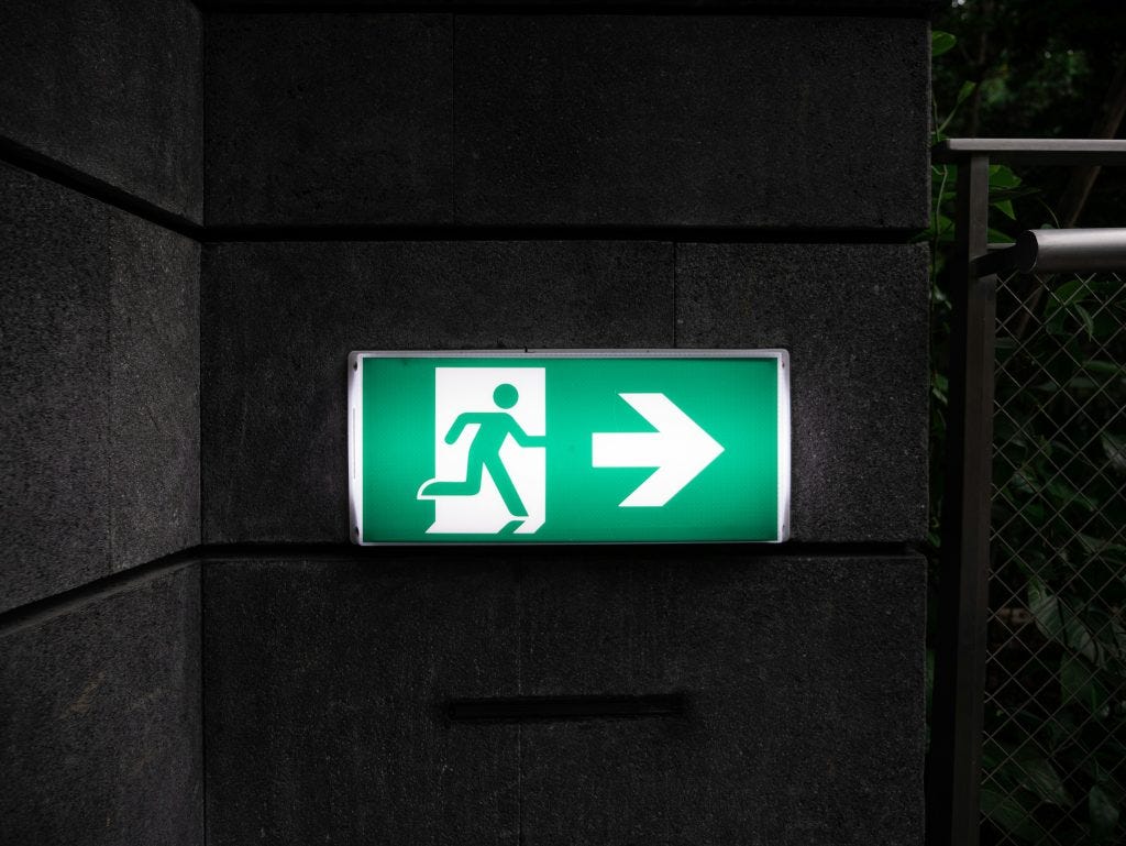 Exit Signage Singapore. Visualize a smoke-filled hallway… | by Nanyang ...