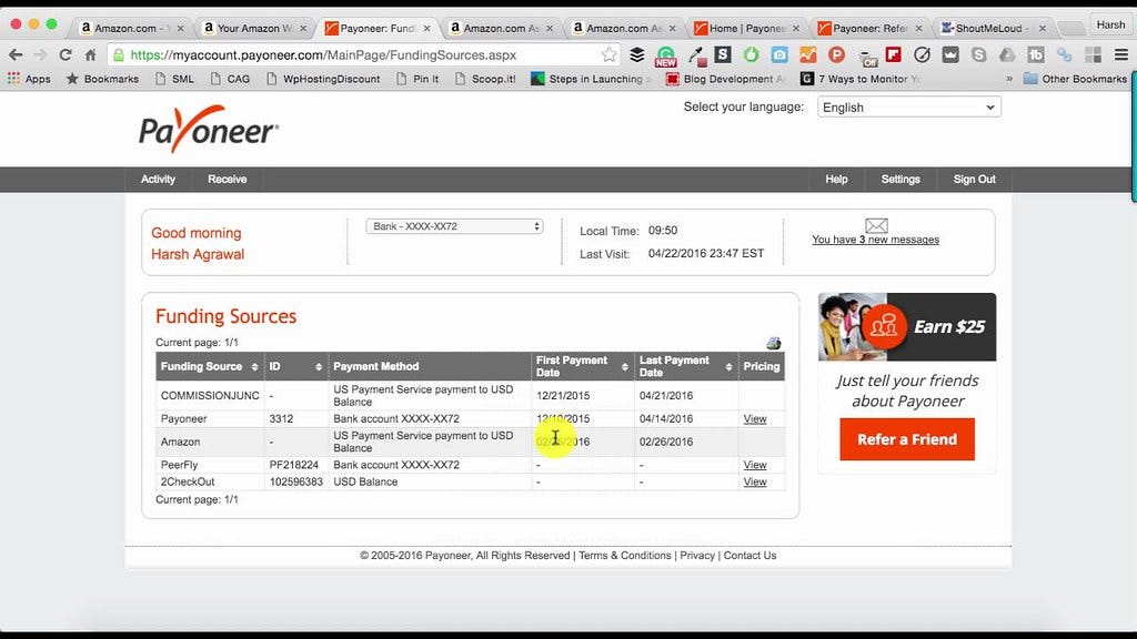HOW TO RECEIVE ONLINE PAYMENTS FROM PAYONEER | by linda uzoh | Medium