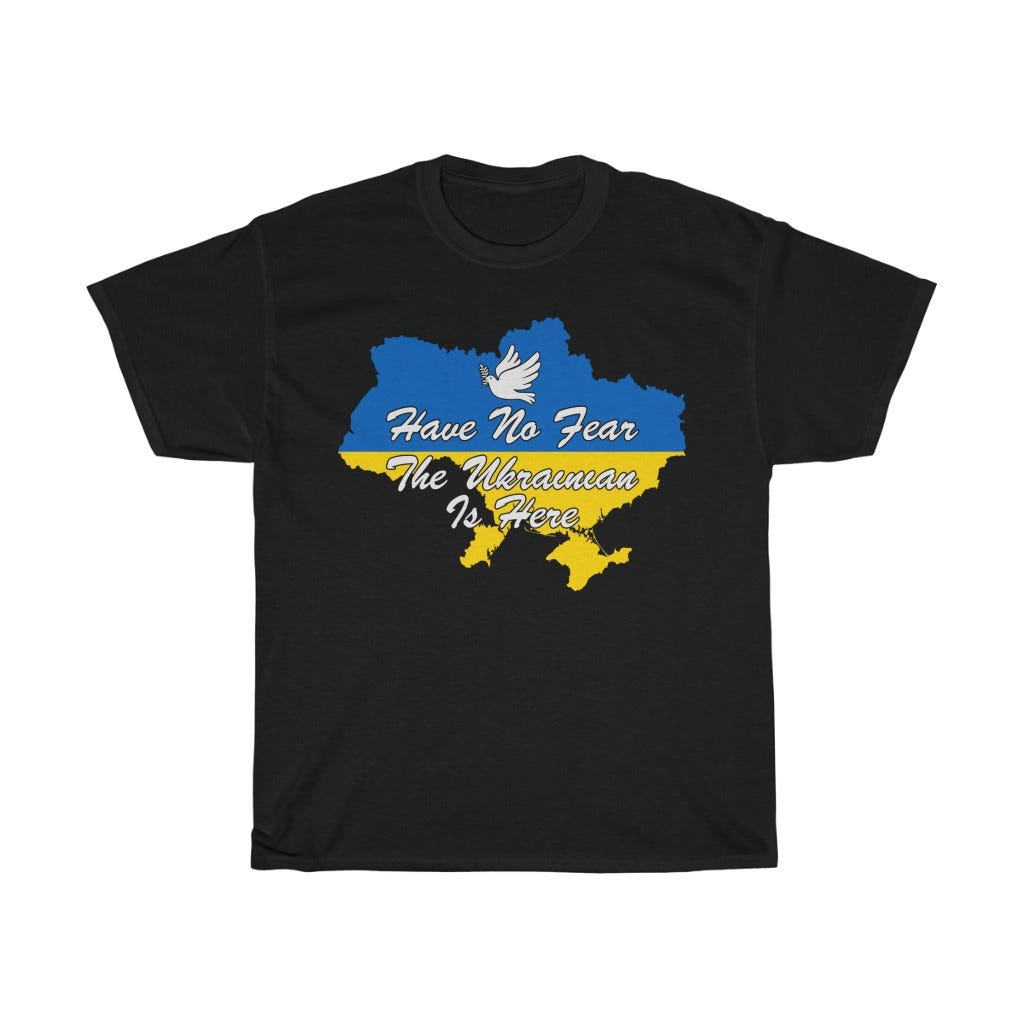 Ukraine Support Tshirt Design 10 | by TeeBudget | Medium