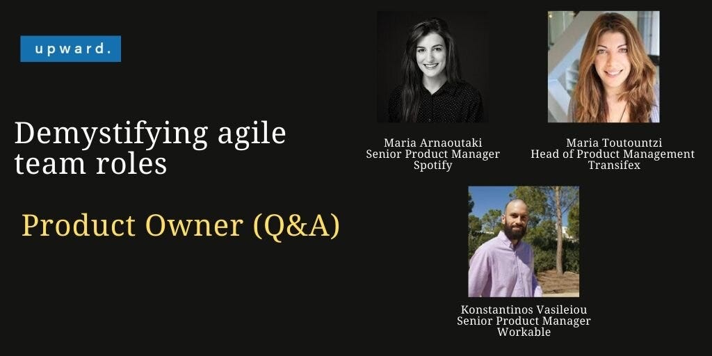 Free Webinar: Demystifying agile team roles: “The Product Owner” | by upward insights | Upward ...