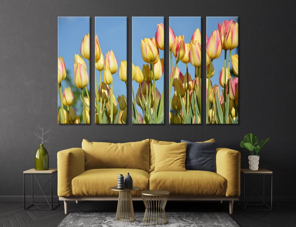 How to Get Creative with Decorating Ideas for Tulip Canvas Wall Art ...