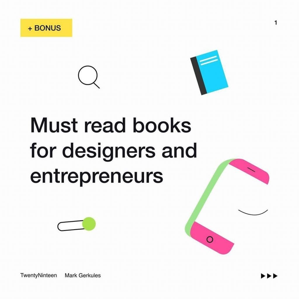 Must read books for designer and entrepreneurs | by Ruslan Galba | @hellotegra | Medium