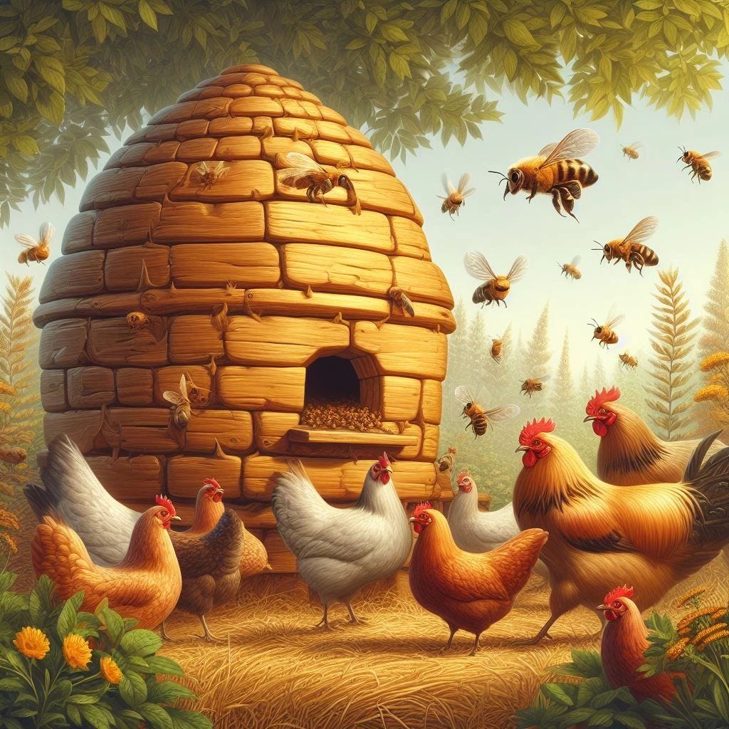 Can You Raise Bees and Chickens Together? Yes, Here’s Our Secrets | by ...