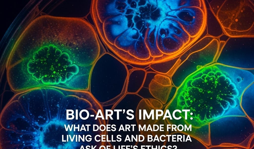 The Bioart Revolution. Living cells as canvas, bacteria as… | by TOWADA ...