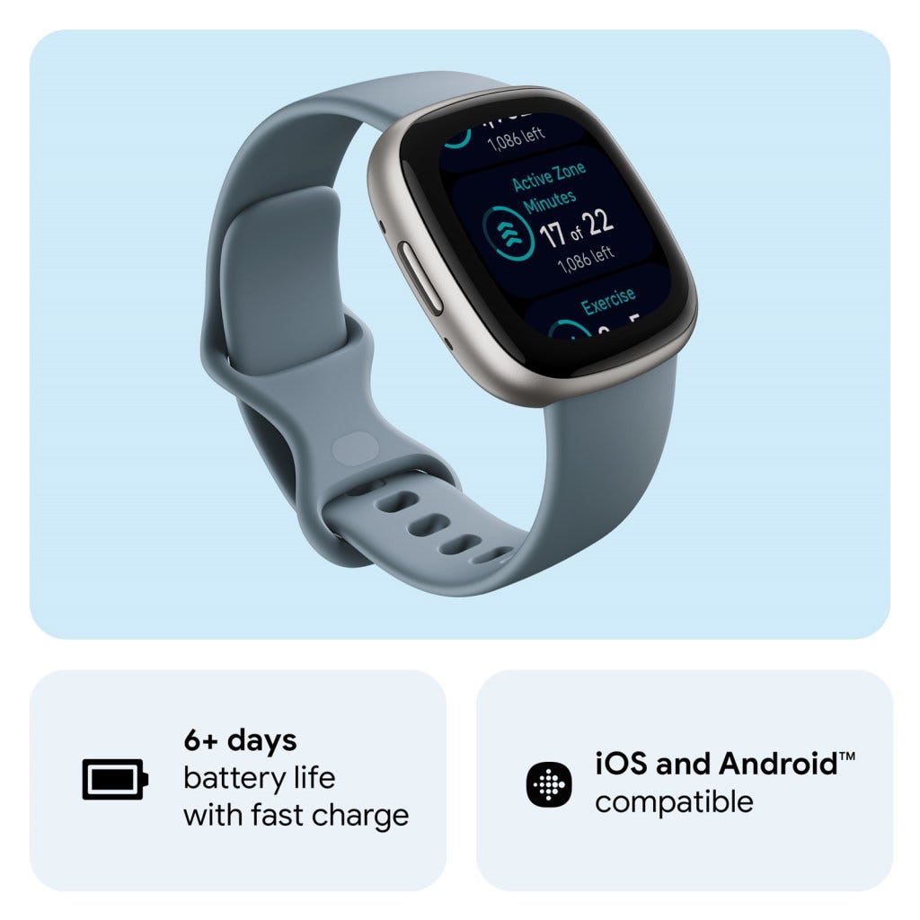 Fitbit Versa 4 battery Life and Compatibility - DK Mart Official - Medium