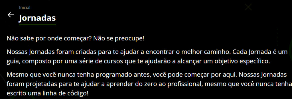 Cursos de Front End, Back End E Mais Opções Gratuitas No Jornada Do Dev ...