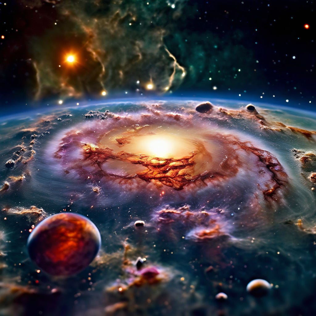 Cosmic Echoes: Light’s Infinite Loop in a Closed and Expanding Universe ...