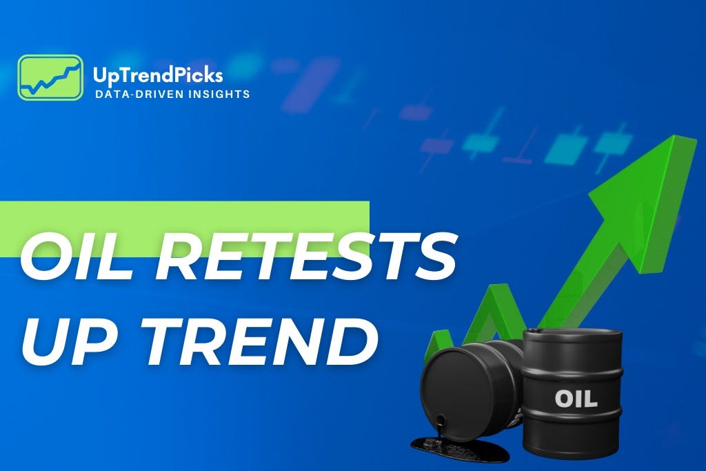 OIL RETESTS UP TREND. Oil’s New Challenge | by Uptrendpicks | Medium