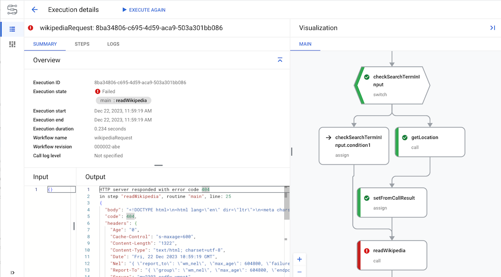 Visualize and Inspect Workflows Executions | by Guillaume Laforge | Google Cloud - Community ...