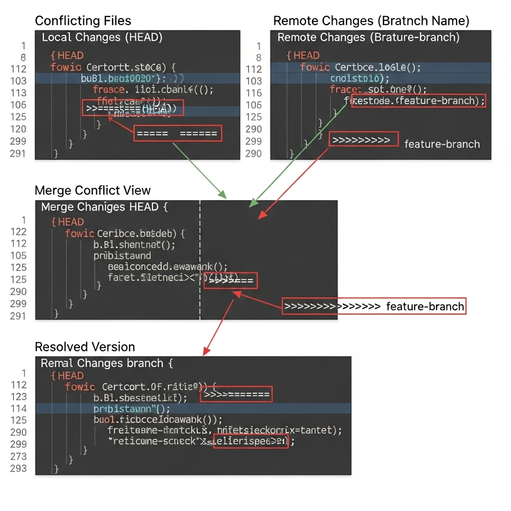 How to Handle Merge Conflicts in Git (Step-by-Step Guide) | by Amareswer | Sep, 2025 | Medium