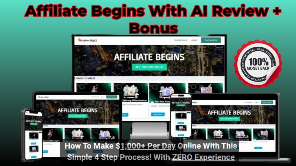 Unlock $1,000+ Per Day: A Comprehensive Review of Affiliate Begins With AI | by Md Durjoy | Oct ...