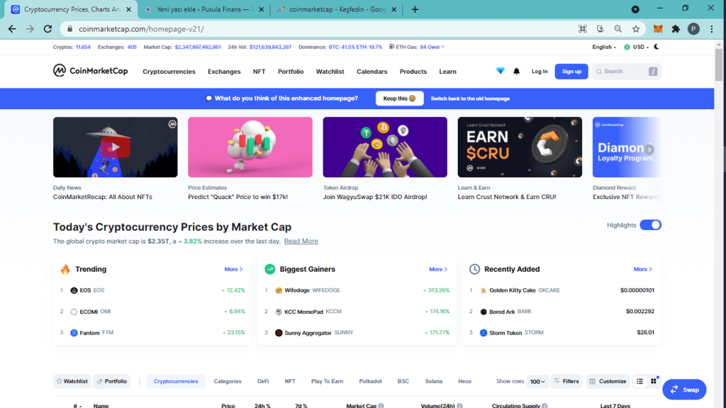 Coinmarketcap Nasıl Kullanılır?. Coinmarketcap Nedir? | by Coin Hunters ...