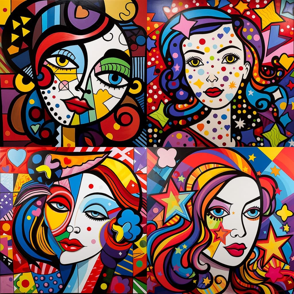 Explore the Vibrant World of Romero Britto on Artvy.AI! 🎨🌈 | by Artvy ...
