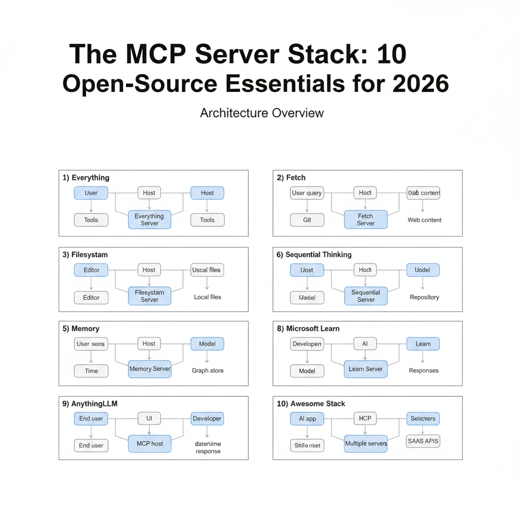 The MCP Server Stack: 10 Open-Source Essentials for 2026 | by ...