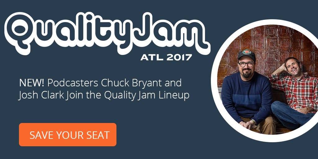 Quality Jam News — Podcasters Chuck Bryant and Josh Clark to Keynote ...
