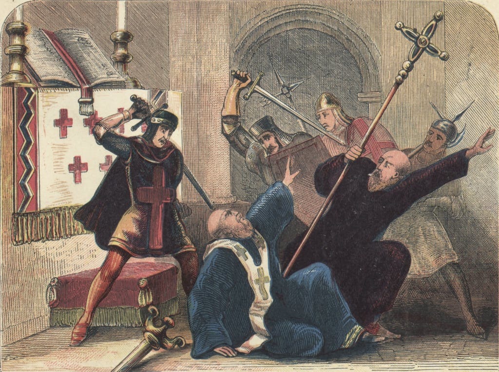 The Assassination of Archbishop Thomas Becket, 1170 | by John Welford ...