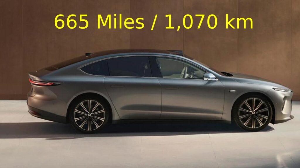 Nio ET7 Achieves 665 Mi w/ Semi-Solid State Battery in Real World | by Learn Electric Cars | Apr ...