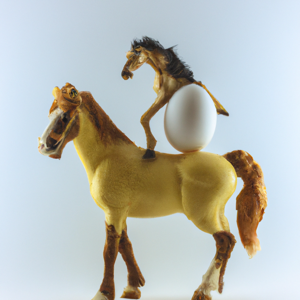 Egg Rides Horse Tornado. An egg rode a horse into a storm, A… | by ...