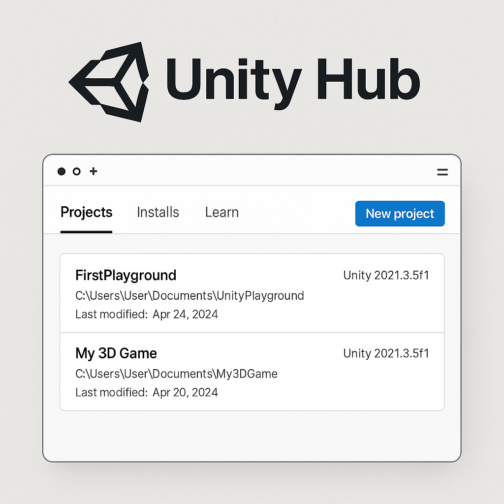 🧰 Unity Hub: The Heartbeat of Unity Game Development | by Devanshi Raj | Apr, 2025 | Medium