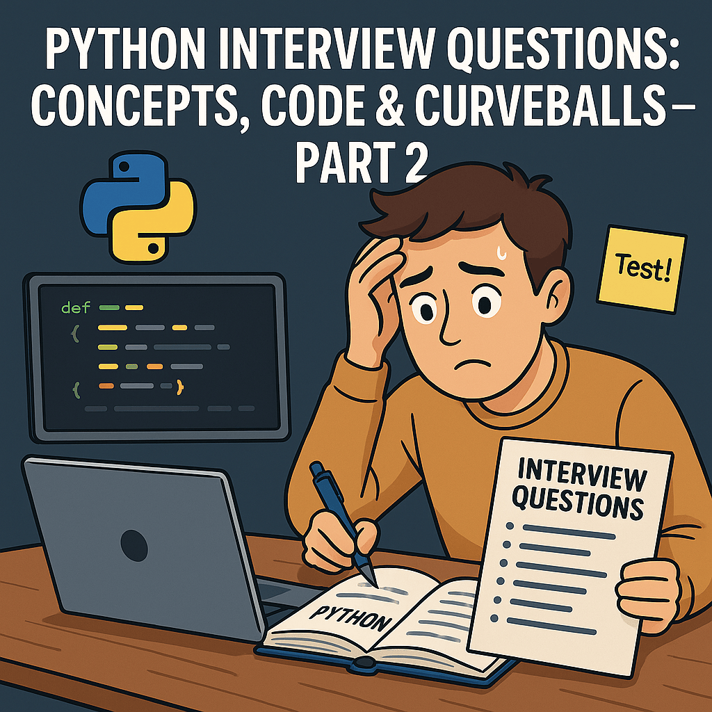 Python Interview Questions: Concepts, Code & Curveballs — Part 2 | by Yatin | The Pythoneers ...
