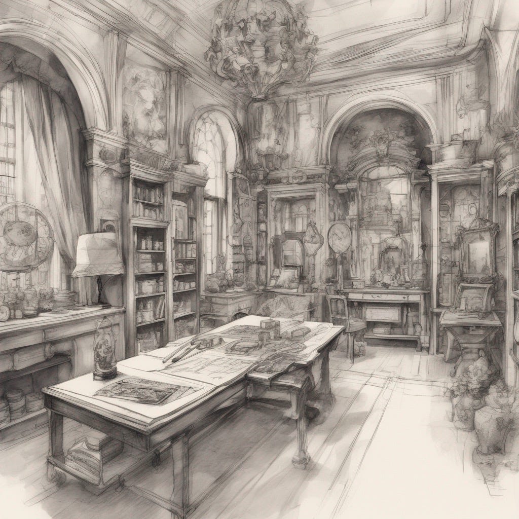 “The Atelier: A Sanctum of Artistic Mastery and Exquisite Creation ... “The Atelier: A Sanctum of Artistic Mastery and Exquisite Creation ...