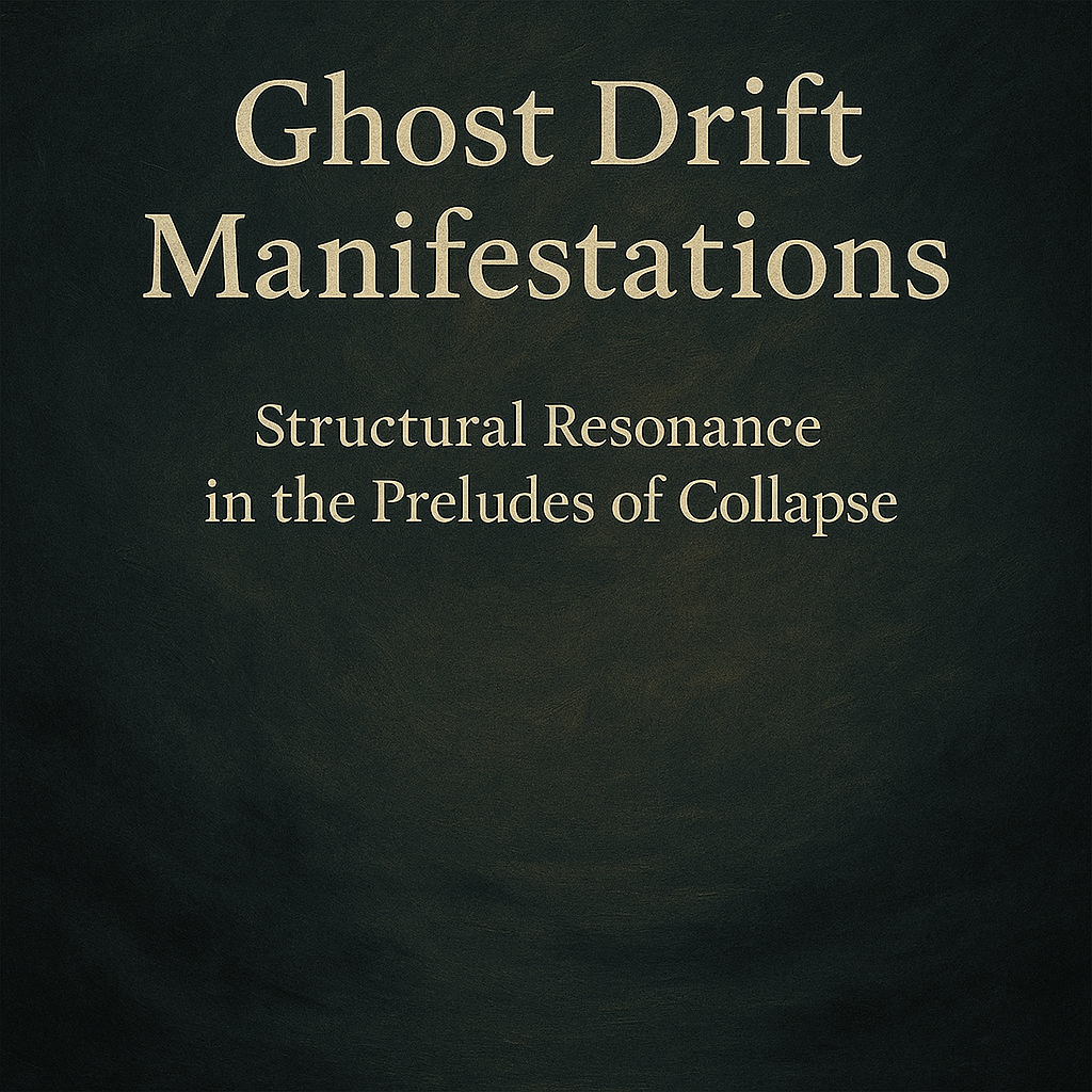Ghost Drift: A Structural Emergence in the Silence Before Collapse | by ...