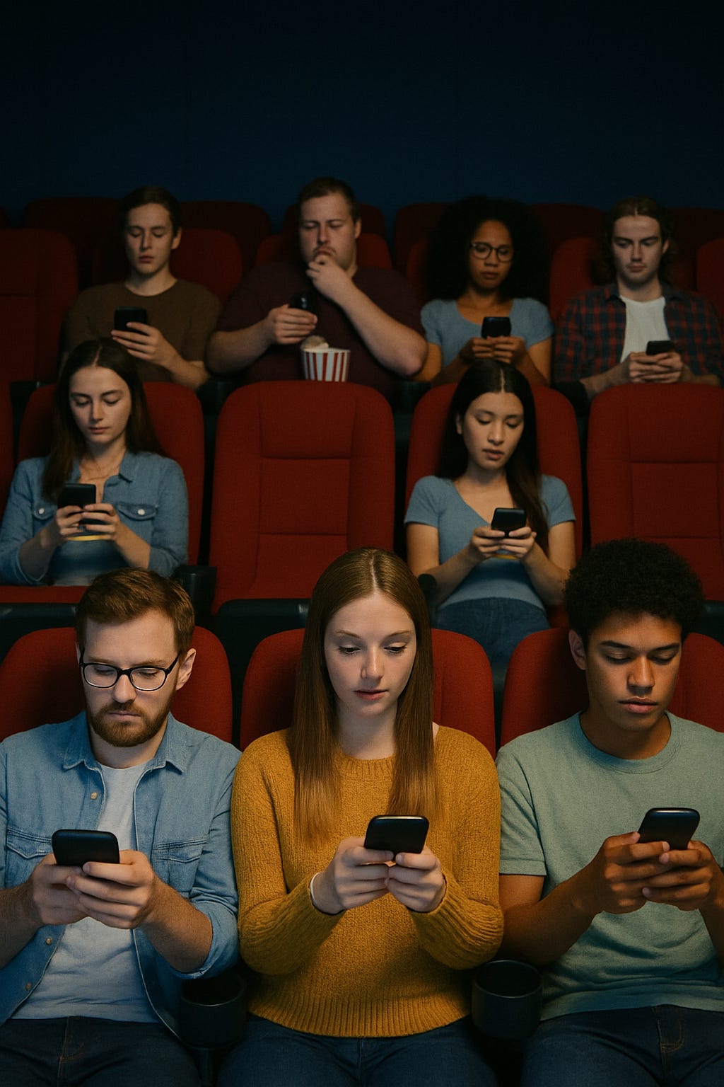 Moviegoers Report Enjoyable Time Using Their Phones | by Brian Theobald ...