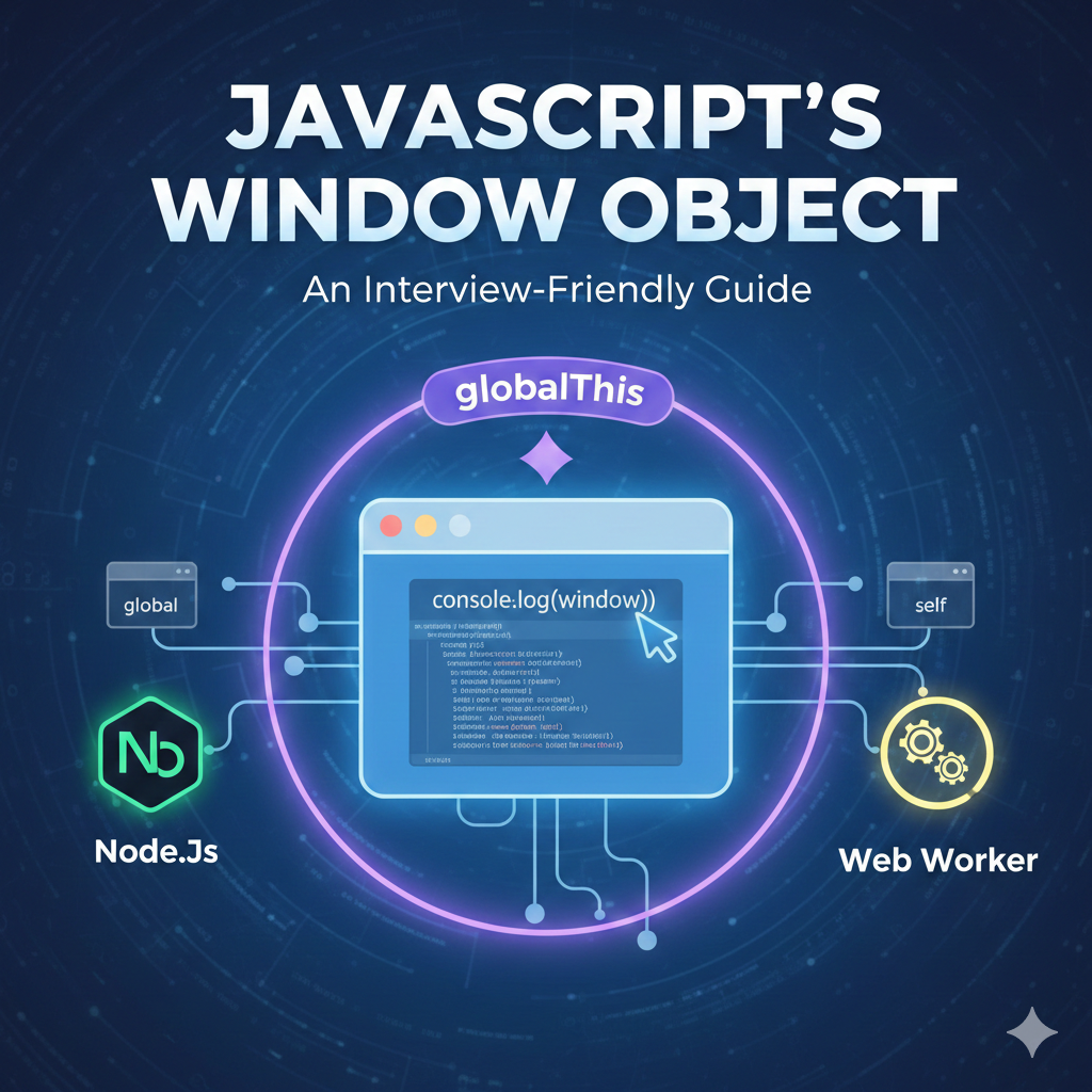 Let’s Understand the Window Object in JavaScript — An Interview-Friendly Guide | by Ashaaa | Nov ...