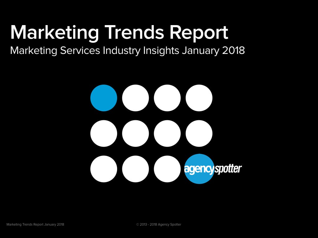 Marketing Trends Report 2018 Agency Spotter and The Future of Marketing ...