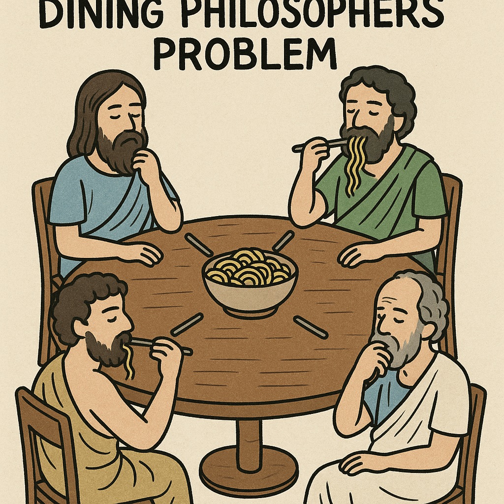 The Dining Philosophers: A Feast of Forks and Synchronization | by DIRA ...