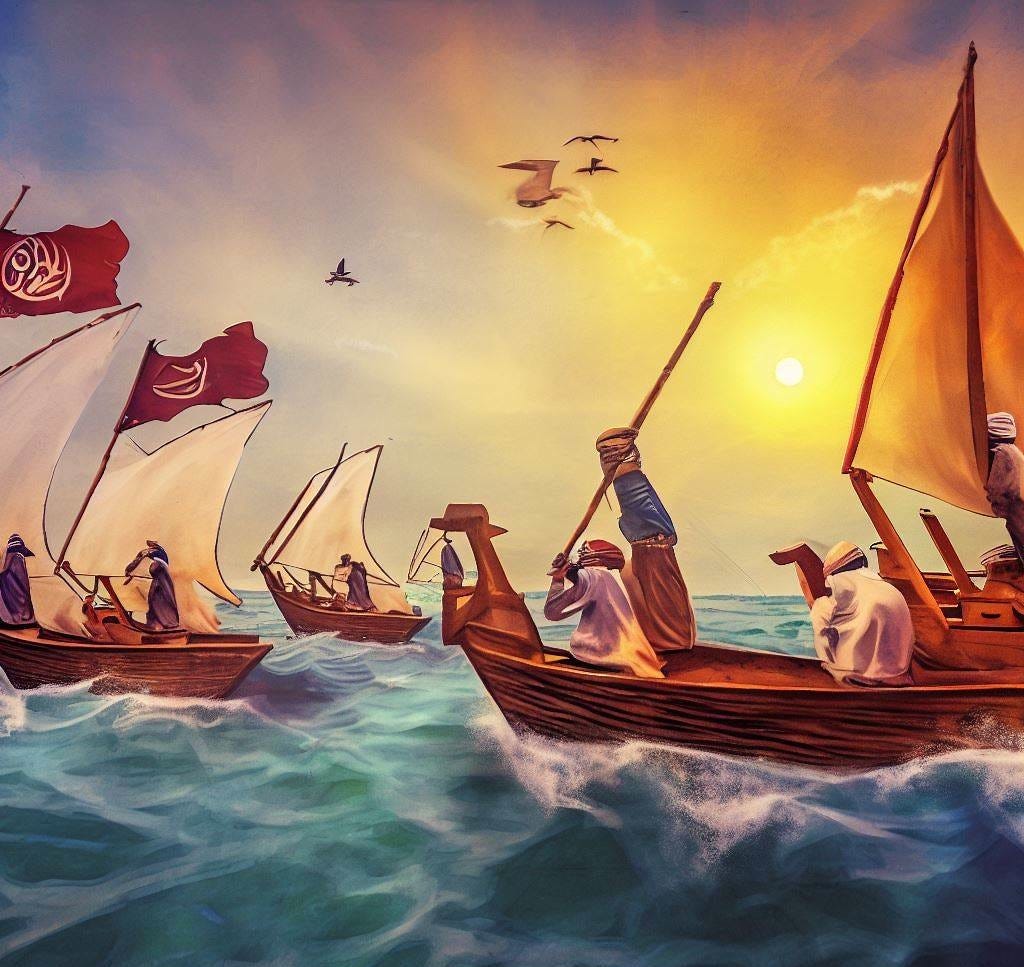 The Voyage of the Al-Bahr. Abdullah was a young merchant from… | by Faris Al-khidr | Medium