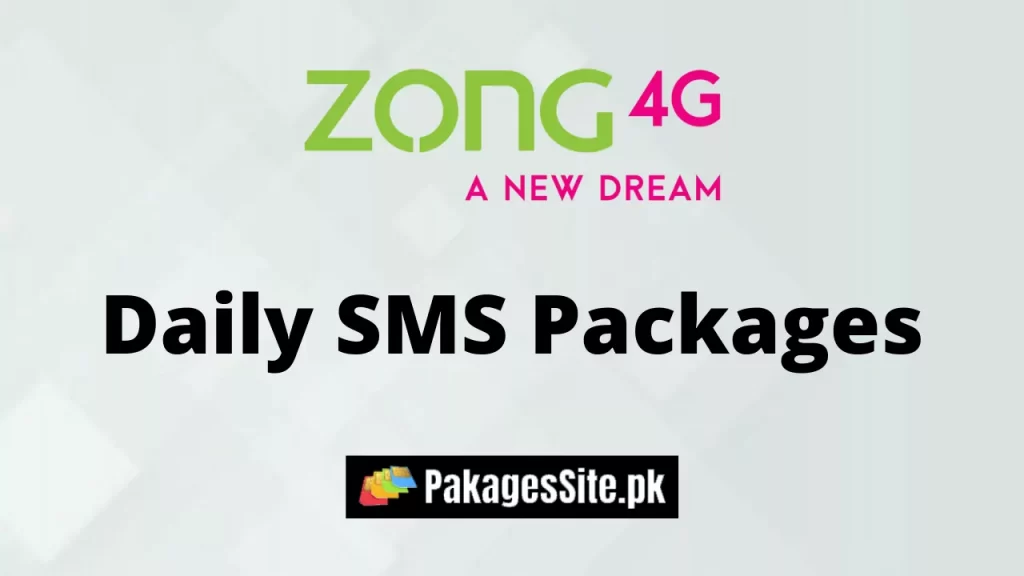 Zong Daily SMS Packages in 2022. Zong daily SMS packages are great… | by packagespoint | Medium