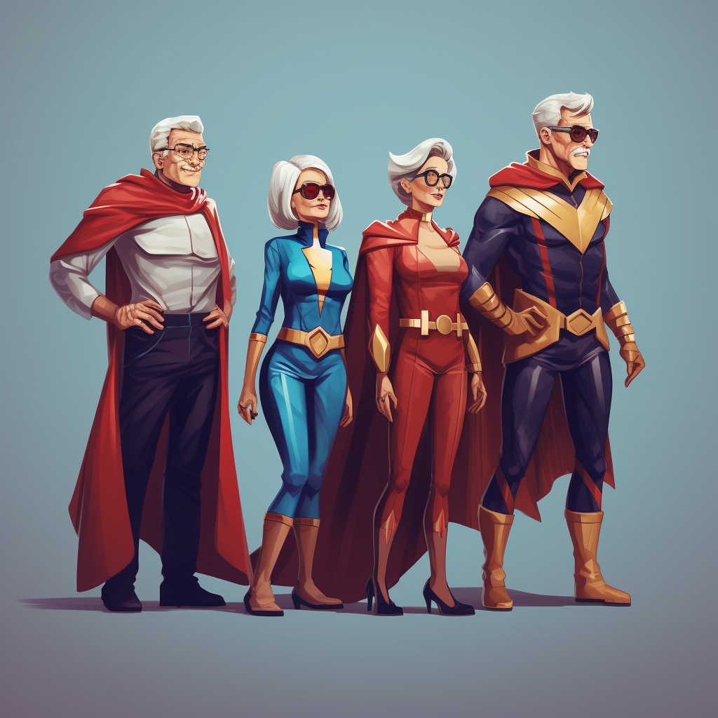 Embracing elderly superheroes. A NEW ERA OF AGELESS POTENTIAL | by ...