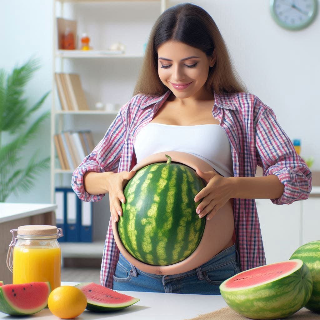 Julia Wants to Know if She Can Grow a Watermelon in Her Belly!!! | by ...