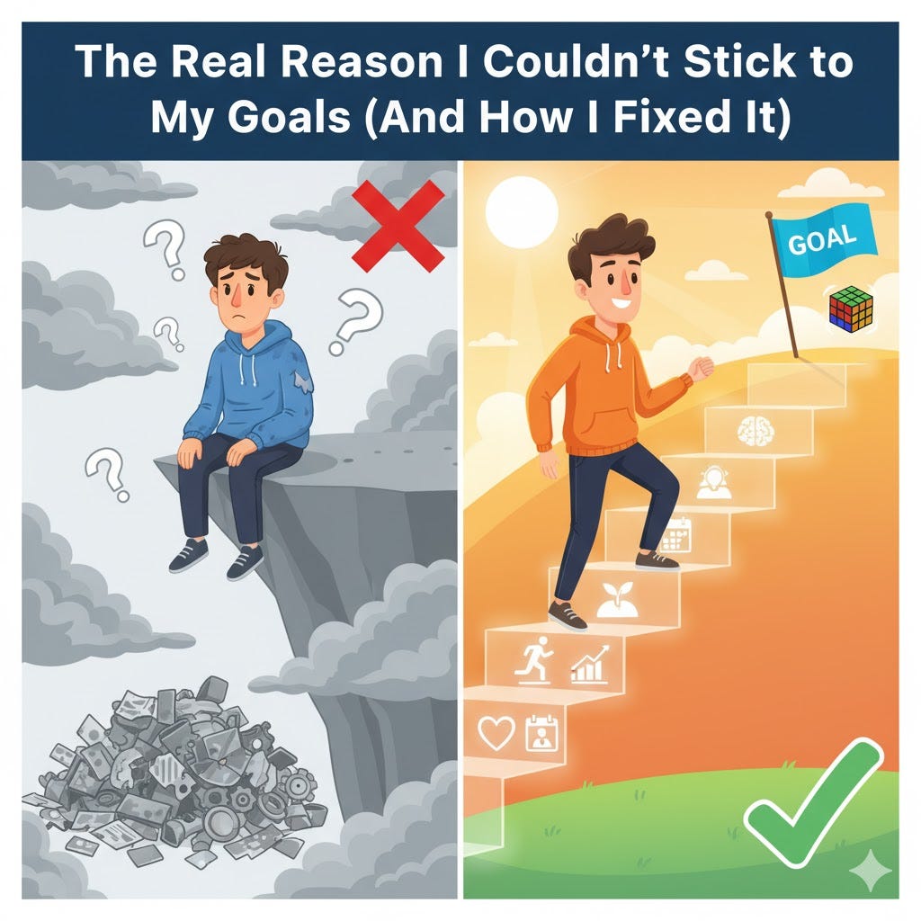 The Real Reason I Couldn’t Stick to My Goals (And How I Fixed It) | by ...