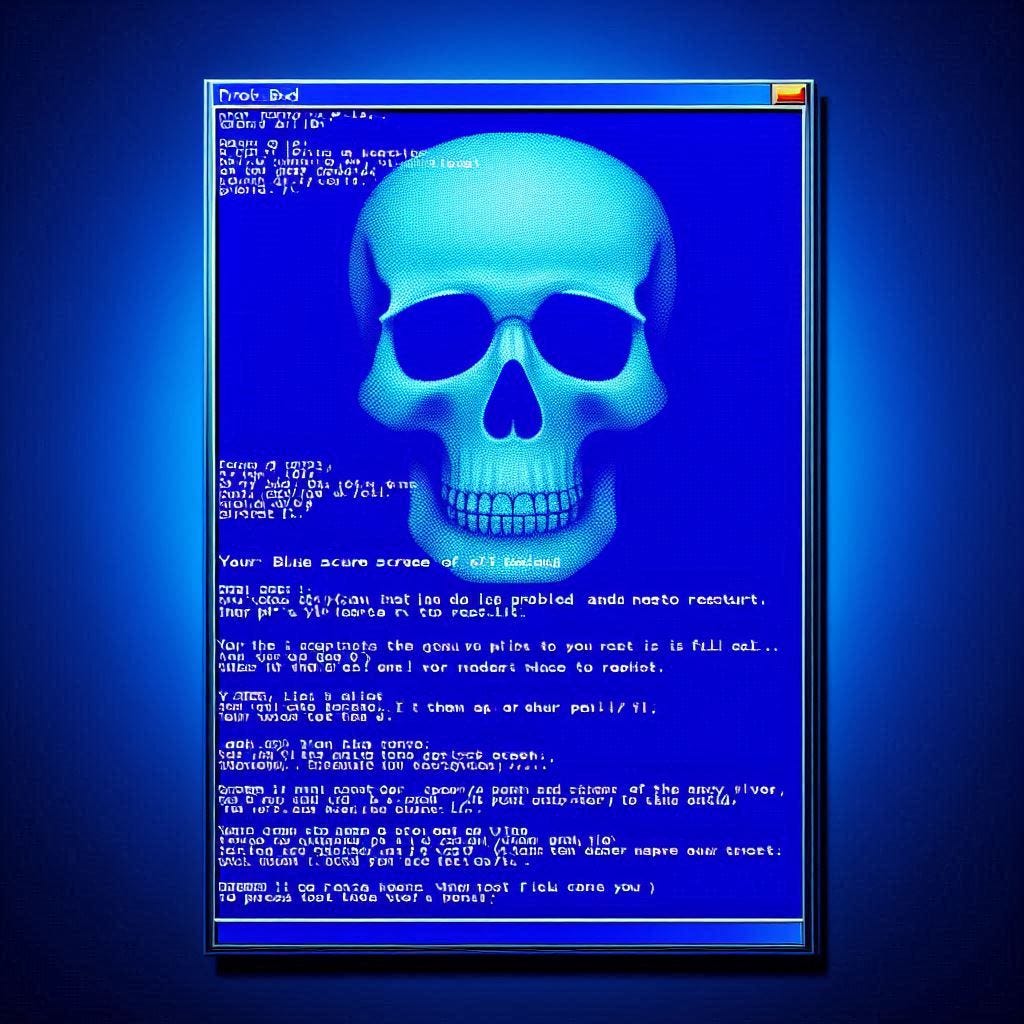 The Great Microsoft Meltdown: The Blue Screen of Death Strikes Again ...