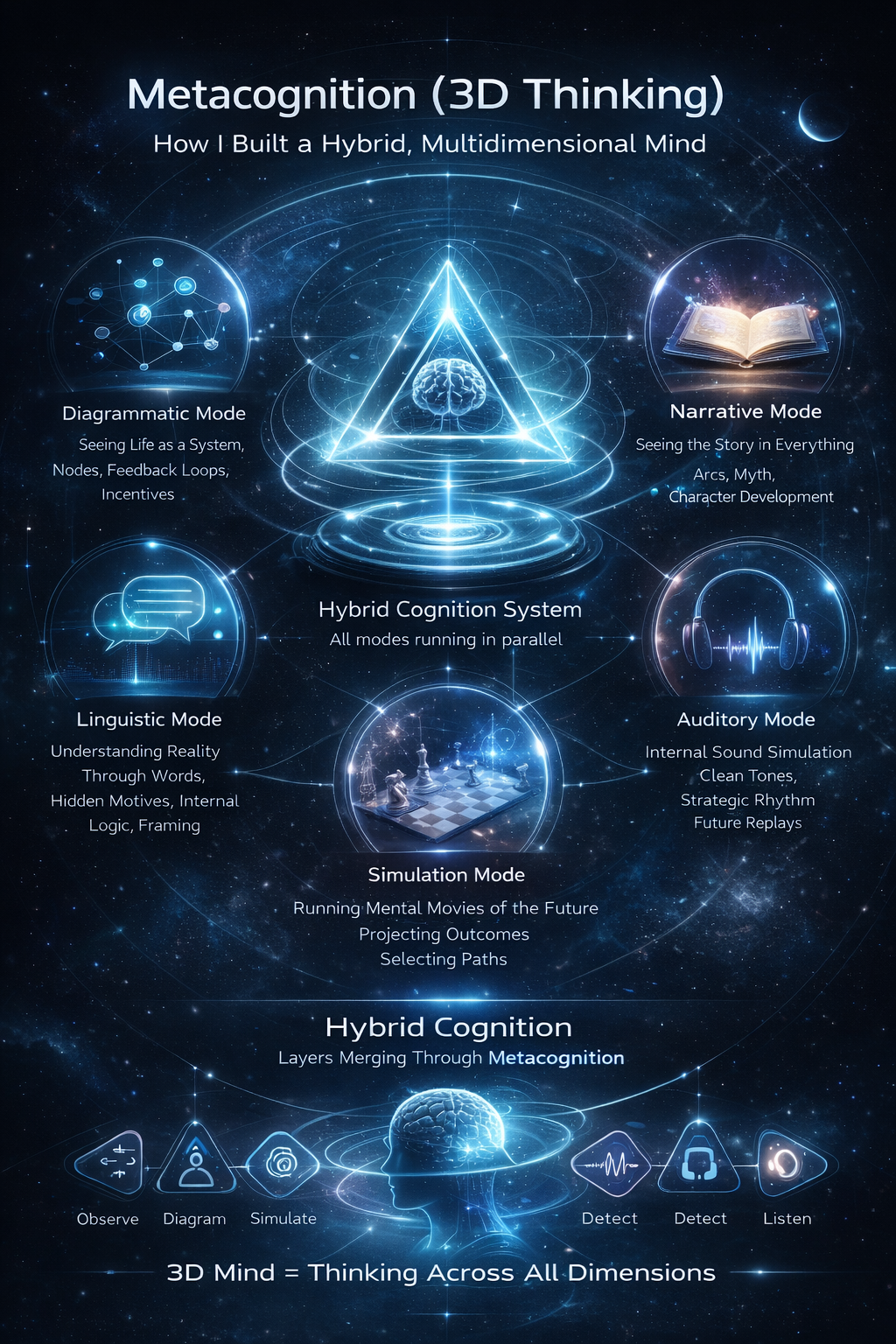 Metacognition (3D Thinking). How I Built a Hybrid, Multidimensional ...
